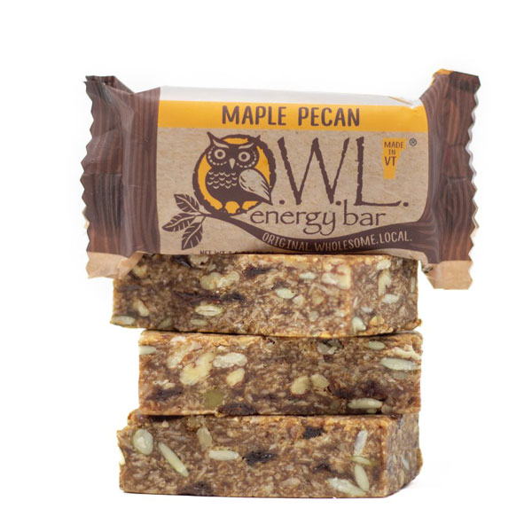 Sample O.W.L. Energy Bars and Pellets at Green Fields Market